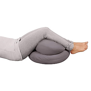 Leachco Snoogle Mini Compact Side Sleeper, Shadow Gray