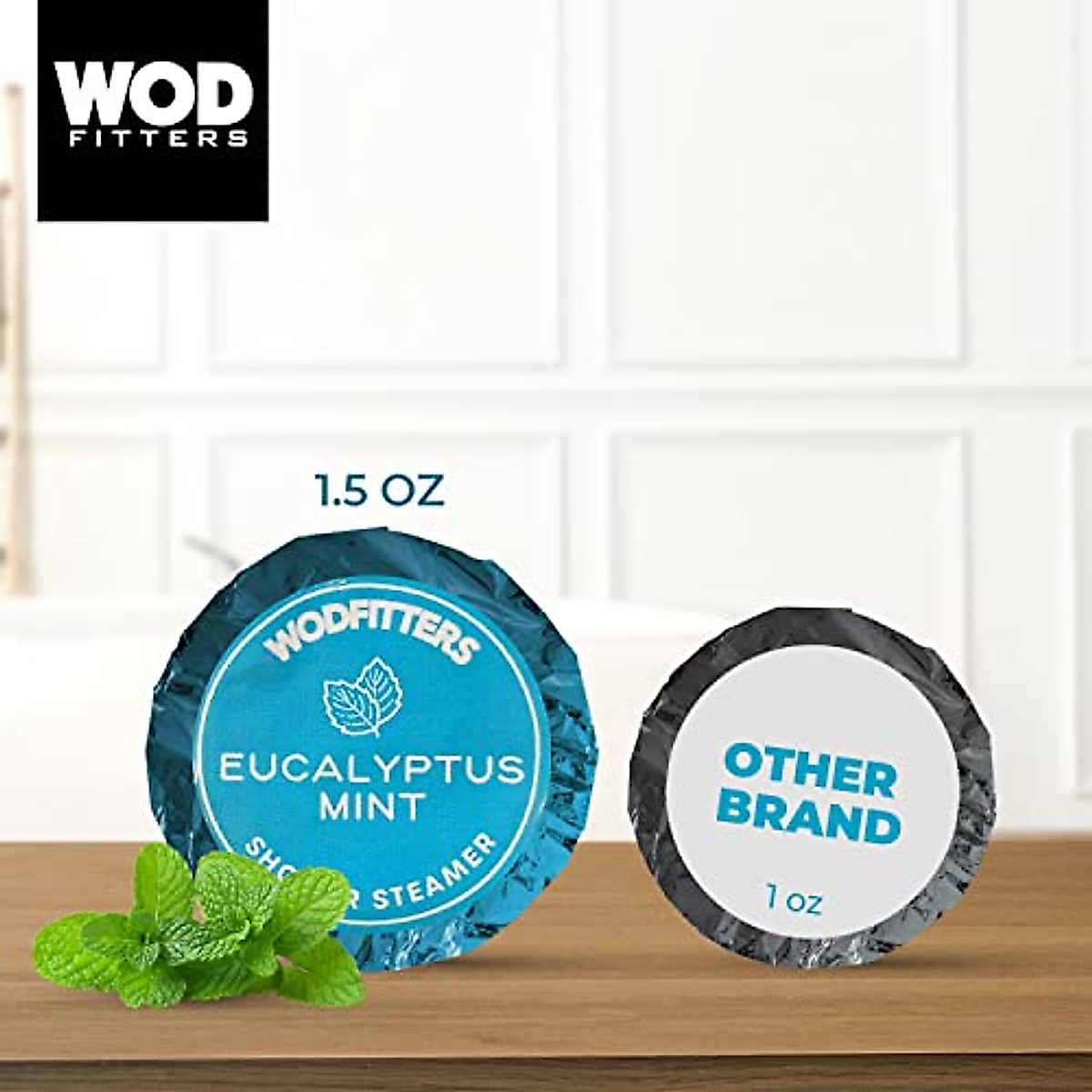 Shower Steamers Aromatherapy Made in US - Peppermint, Eucalyptus, Menthol Shower Tablets for Recovery. All Natural Stress Relief Gifts Restore Body from Muscle Soreness - 12 Shower Bombs for Men Women