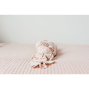 Large Premium Knit Baby Swaddle Receiving Blanket "Star" by Copper Pearl