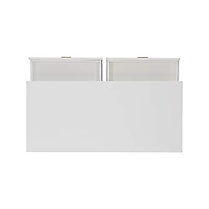 Linon Desk, White, 44"W x 20"D x 30"H