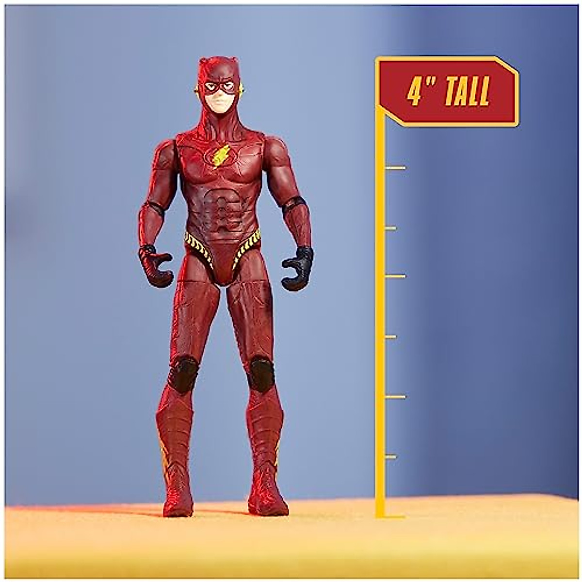 DC Comics, The Flash Ultimate Figure Set (Amazon Exclusive), 5 Action Figures with Accessories, 4-inch Collectible Kids Toys for Boys and Girls 3+
