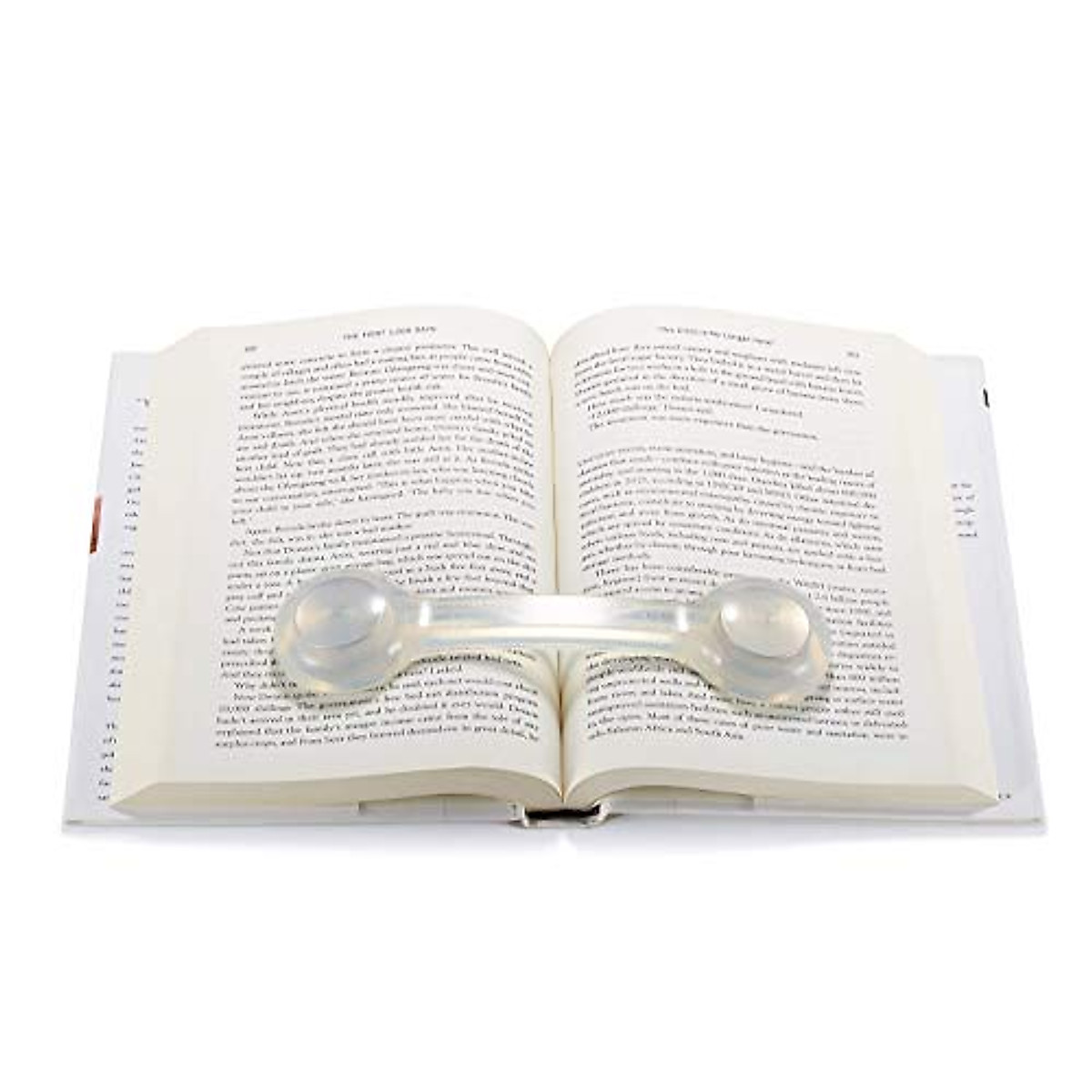 Bookmark/Weight-Page Holder-Holds Books Open and in Place-Clear-by Superior Essentials