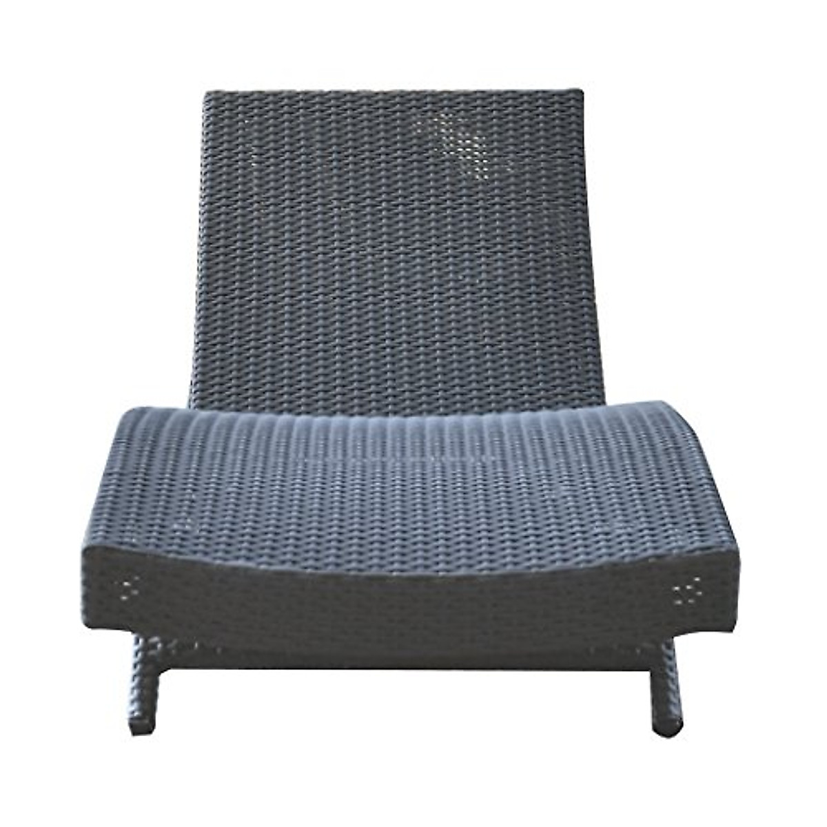 Armen Living Cabana Adjustable Wicker Chaise Lounge Chair