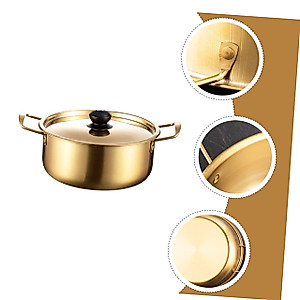 SHOWERORO Kitchen Cooking Pots Stainless Steel Cooking Pot Kitchen Stainless Steel Cookware
