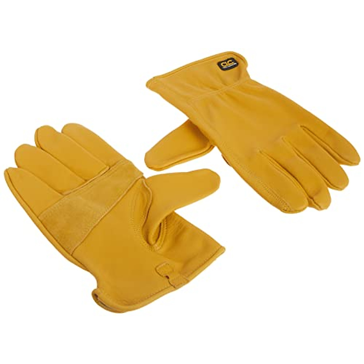 Custom Leathercraft2060L Top Grain Goatskin Work Gloves, Large, Gold