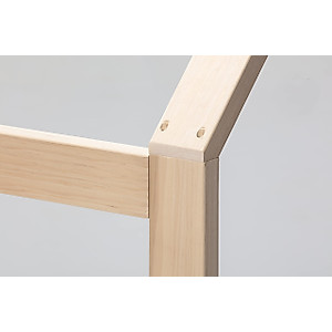 Montessori House Bed Frame Twin Full or Queen Solid Wood MADE IN USA