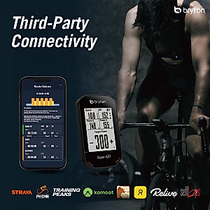 Bryton Unisex Bryton Rider 420e GPS Cycle Cycling Computer, Black, 83.9x49.9x16.9 UK