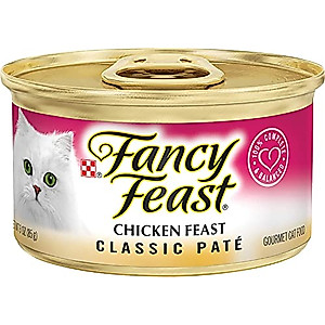 Fancy Feast Classic Chicken Feast Canned Cat Food 24/3-oz cans-