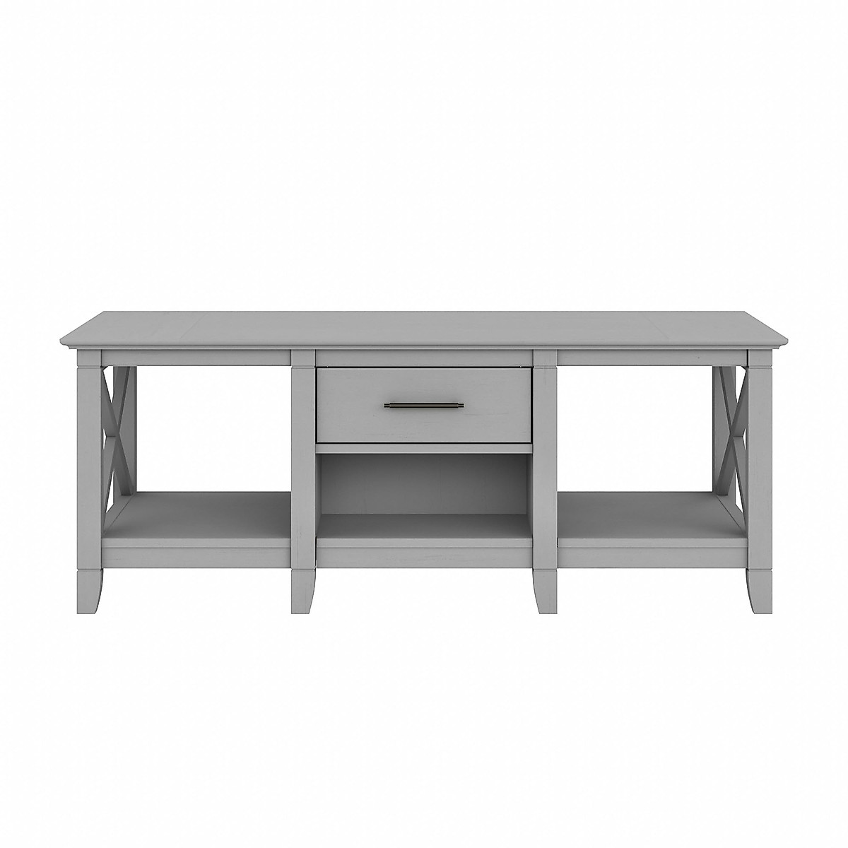 Bush KWT148CG-03 Key West 47-Inch x 24-Inch Coffee Table, Cape Cod Gray