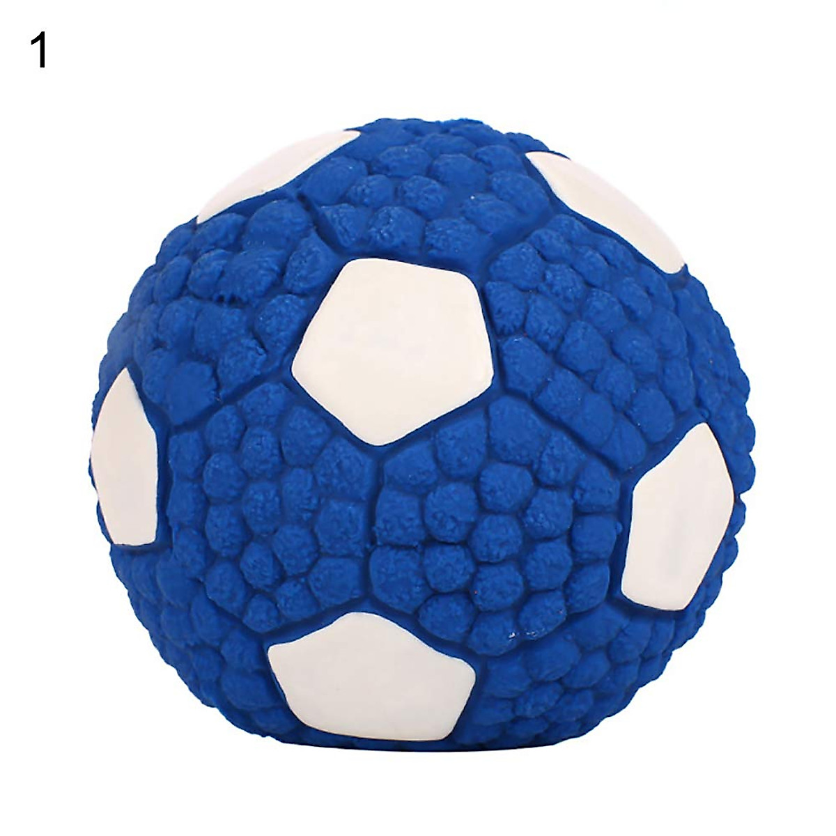 heaven2017 Dental Teeth Cleaning Chew Toys Puppy Dog Chew Toy Volleyball Tennis Rugby Dog Bite Resistant Pet Sound Training Ball 1#