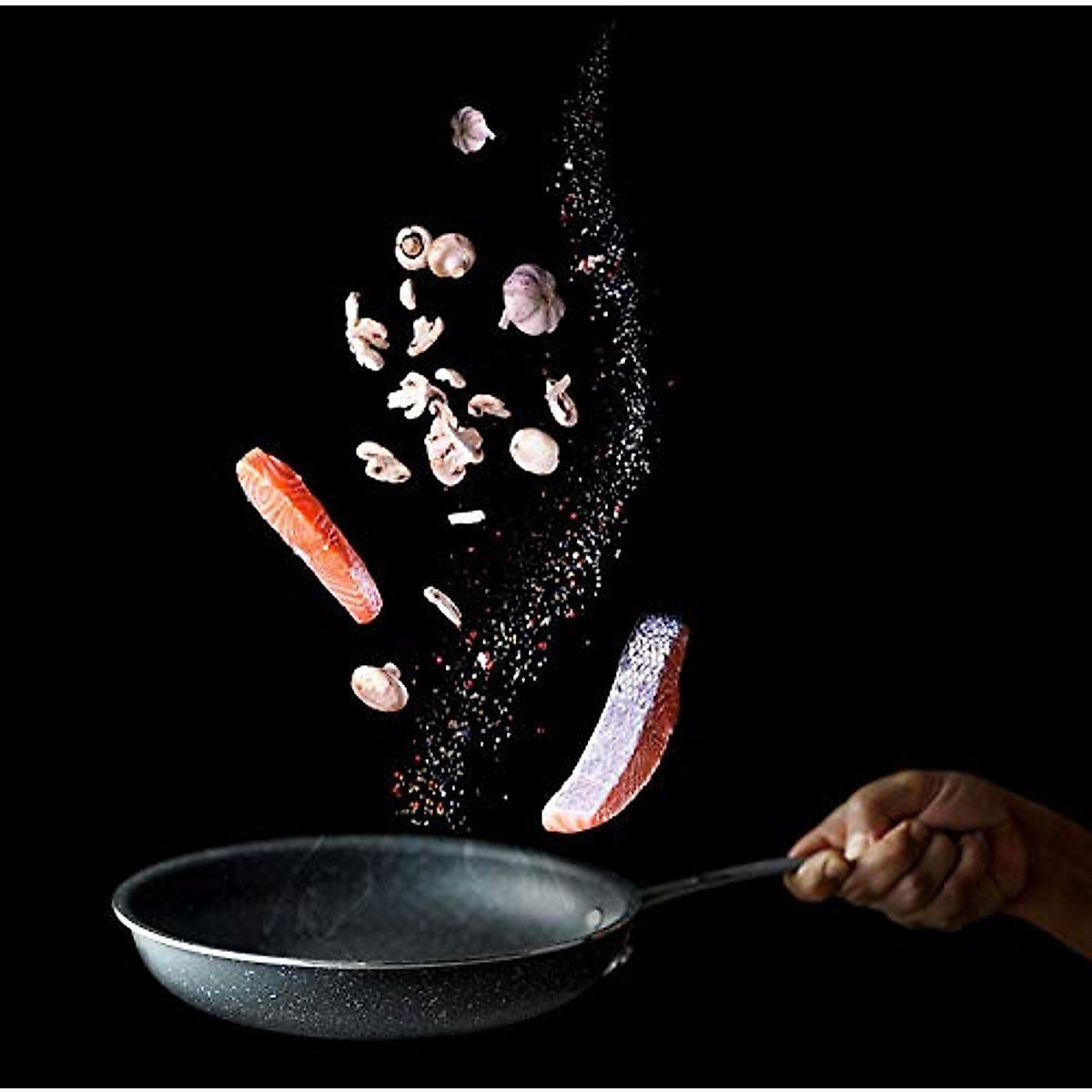 Granitestone Original 10 Nonstick Frying Pan with 5.5" Egg Omelette Pan, Nonstick Skillet Set, No-warp, Mineral-enforced, PFOA-Free, Oven Safe Dishwasher-safe Cookware Set - As Seen On TV