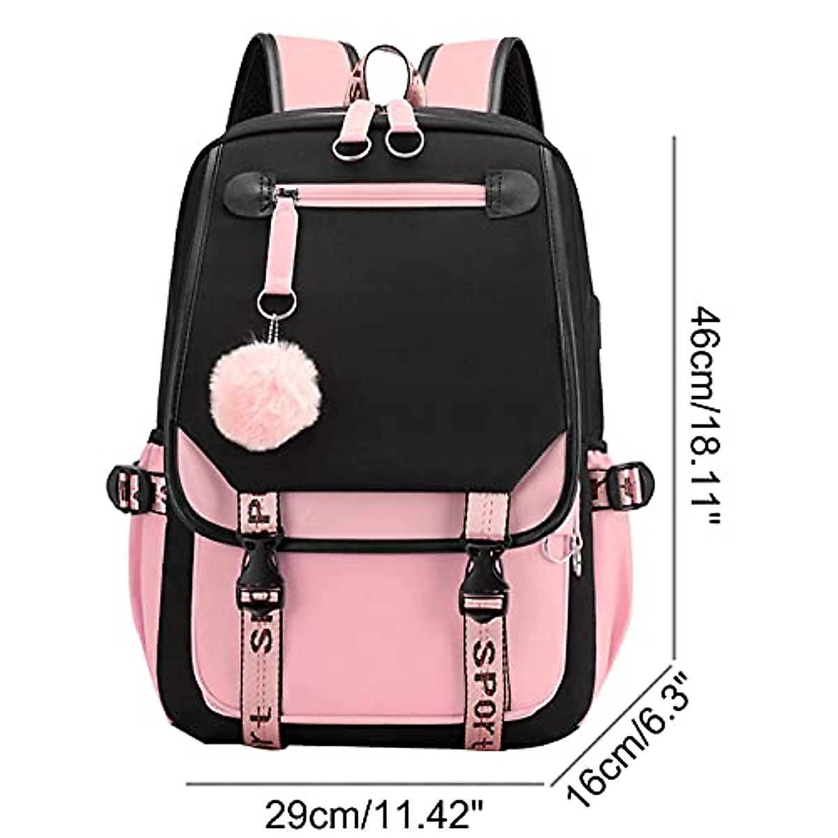 Schoolbag Character Comic Game Travel Casual Notebook Backpack Backpack (3)
