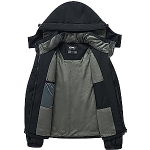 Diamond Candy Women's Waterproof Ski Jackets Warm Winter Snow Jacket Mountain Windbreaker Hooded Raincoat