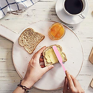 KUFUNG Silicone Spatula, BPA Free & 480°F Heat Resistant, Non Stick Rubber Kitchen Spatulas for Cooking, Baking, and Mixing (XS, Pink)