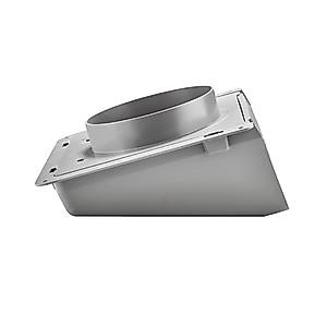 Lambro W/Damper 351G/351GR 6-Inch Plastic Wall Cap, 1 Count (Pack of 1), Gray