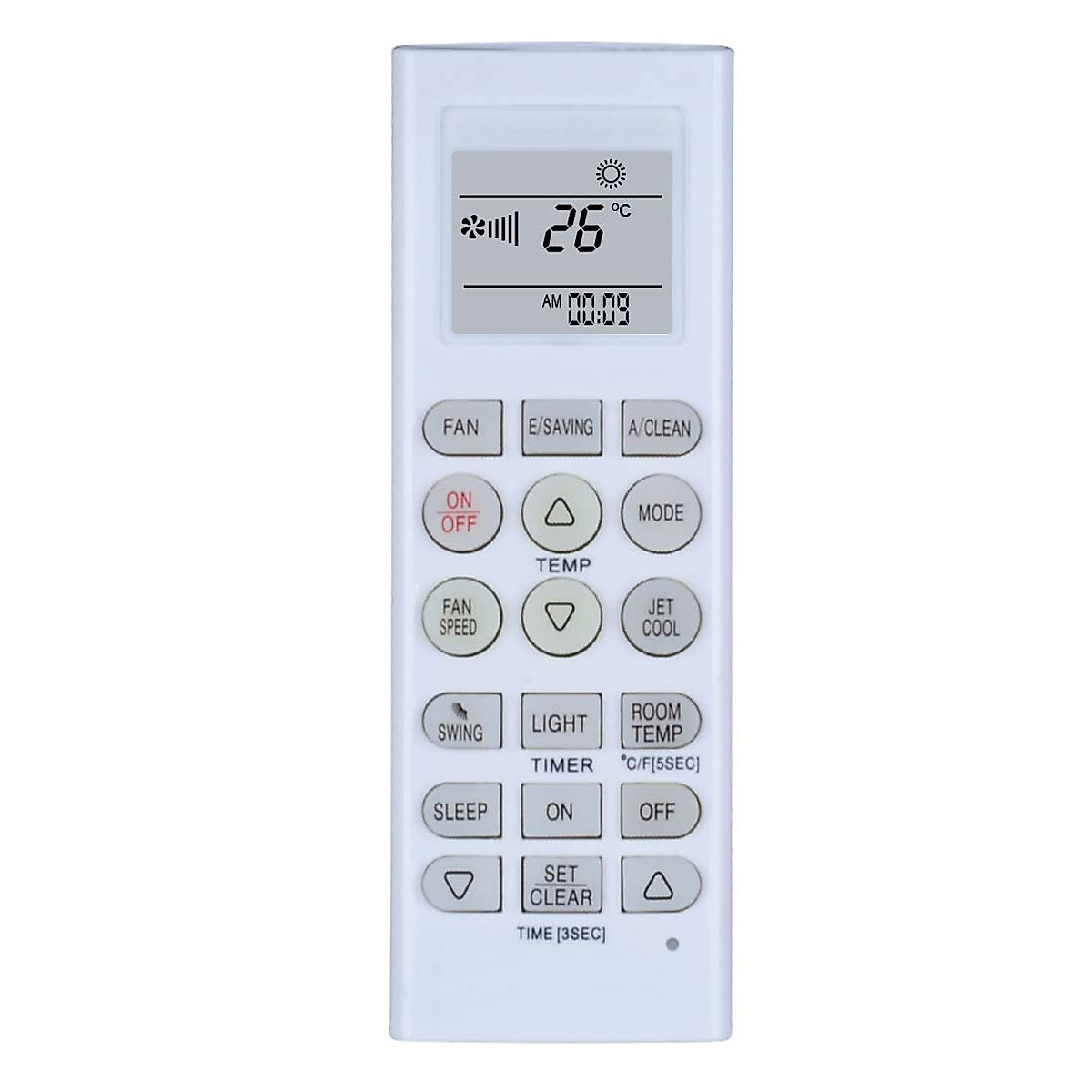 Replacement Friedrich Air Conditioner Remote Control AKB73456118 AKB73456119 AKB73975604 AKB73975603 Work for M09CJ M09YJ M12CJ M12YJ MW09C1J MW09Y3J MW12C1J MW12Y3J M18CJ M24CJ MW18C3J MW24C3J HM12YJ