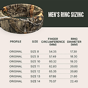 Groove Life RealTree Edge Camo Silicone Ring - Breathable Rubber Wedding Rings for Men, Lifetime Coverage, Unique Design, Comfort Fit Ring - Size 11