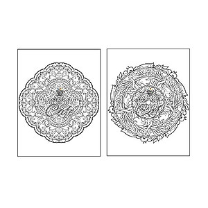 125 Mandalas: An Adult Coloring Book Featuring 125 of the World’s Most Beautiful Mandalas for Stress Relief and Relaxation (Mandala Coloring Books)