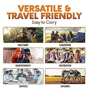 Jmr Usa Inc. Military Wool Blanket for Camping, Emergency and Everyday Use, Fire Retardant Extra Thick and Warm Outdoor Wool Blanket, 80% Wool, Grey, Size 66X90.