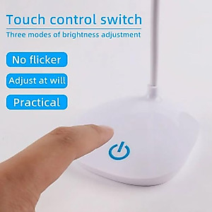 ZABEES Desktop Desk Lamp Led USB Rechargeable Student Reading Lamp Lighting Eye Protection Room Night Light Bedroom Bedside