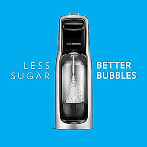 SodaStream Jet Sparkling Water Maker, Kit w/60l Cylinder, Silver