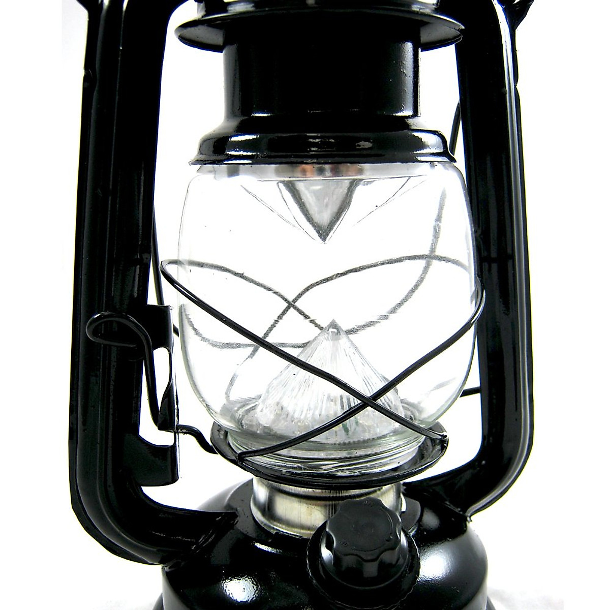 Emergency Hurricane Lantern 16 LED Dimmer Switch Camping Outdoor Lamp Home Silvr