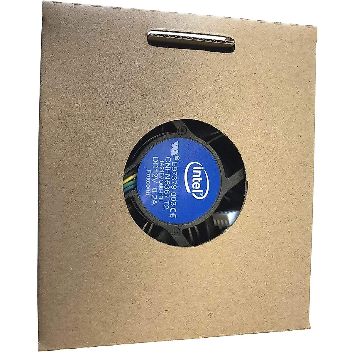 Intel E97379-003 Core i3/i5/i7 Socket 1150/1155/1156 4-Pin Connector CPU Cooler with Aluminum Heatsink and 3.5-Inch Fan for Desktop PC Computer