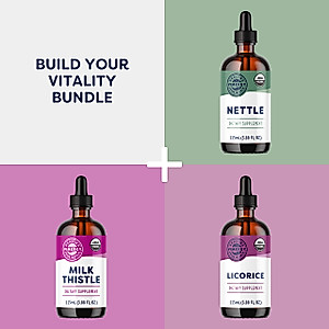 Vimergy USDA Organic Ashwagandha Liquid Extract, Trial Size - 27 Servings – Stress Supplement Drops – Adaptogen - Supports Cognitive Function – Sleep Support – Alcohol-Free, Non-GMO, Vegan (55 ml)