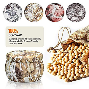 Gifts for Women - Scented Candles Gifts for Women, Aromatherapy Candles for Home Scented, Women Gifts, Soy Candle Gift Set for Birthday, Thanksgiving, Wife, Friends, Pack of 4