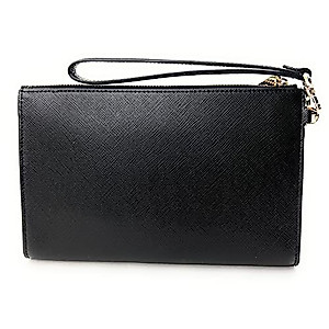 Kate Spade Medium Saffiano Leather Wristlet (Black)