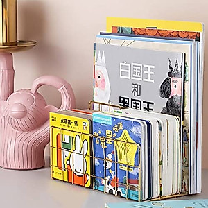 GRETD Newspaper Magazine Rack MultifunctionDesktop Storage Basket Minimalist Book Basket