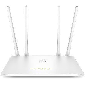 Cudy AC1200 Smart WiFi Router, WiFi Extender, Wireless Access Point, WISP, 5GHz Dual Band Wireless Internet Router, 10/100Mbps LAN, 5 dBi Antennas, VPN, Guest WiFi, AP Mode, WR1200