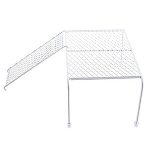 PATKAW Hamster Cage Platform Stainless Steel Rutin Chicken Rack Wire Chicken Coop Platform with Climbing Ladder for Mouses Rat Gerbil Dwarf Hamster