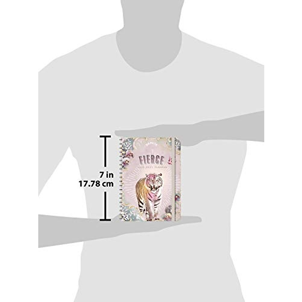 PAPAYA 2021 On-the-Go Weekly Planner: 17-Month Calendar with Pocket (Aug 2020 - Dec 2021, 5" x 7" closed): Fierce