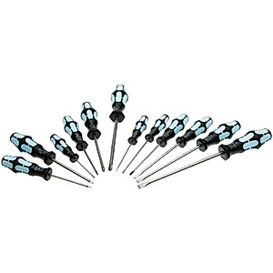 Wera - Stainless Screwdriver Set 12Pc (Sl/Ph/Sq), 3334/12 - 5347903001