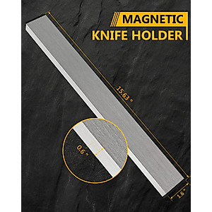 Magnetic Knife Holder 1 Pcs 16In Premium Stainless Steel Magnetic Knife Strip Heavy Duty Magnet Strip for Knives