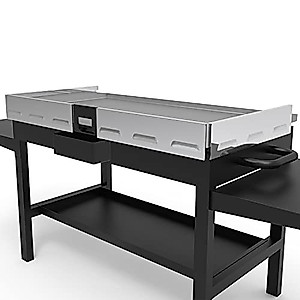 BQMAX Wind Guard for Blackstone 36" Griddle, Wind Guards for Blackstone 36" Griddle and Other Griddle, Stainless Steel Wind Screen (NOT Aluminum)