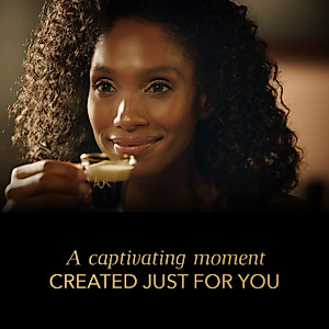 L'OR Espresso Capsules, 50 Count Profondo Lungo, Single-Serve Aluminum Coffee Capsules Compatible with the L'OR BARISTA System & *Nespresso Original Machines