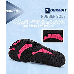 OYUXMAS Mens Womens Water Shoes Beach Barefoot Swim Pool Shoes Socks Anti-Slip Breathable Quick Dry Lightweight Slip-on Walking Aqua Sports Park Boating Fishing Diving Surfing Outdoor Sport Hiking