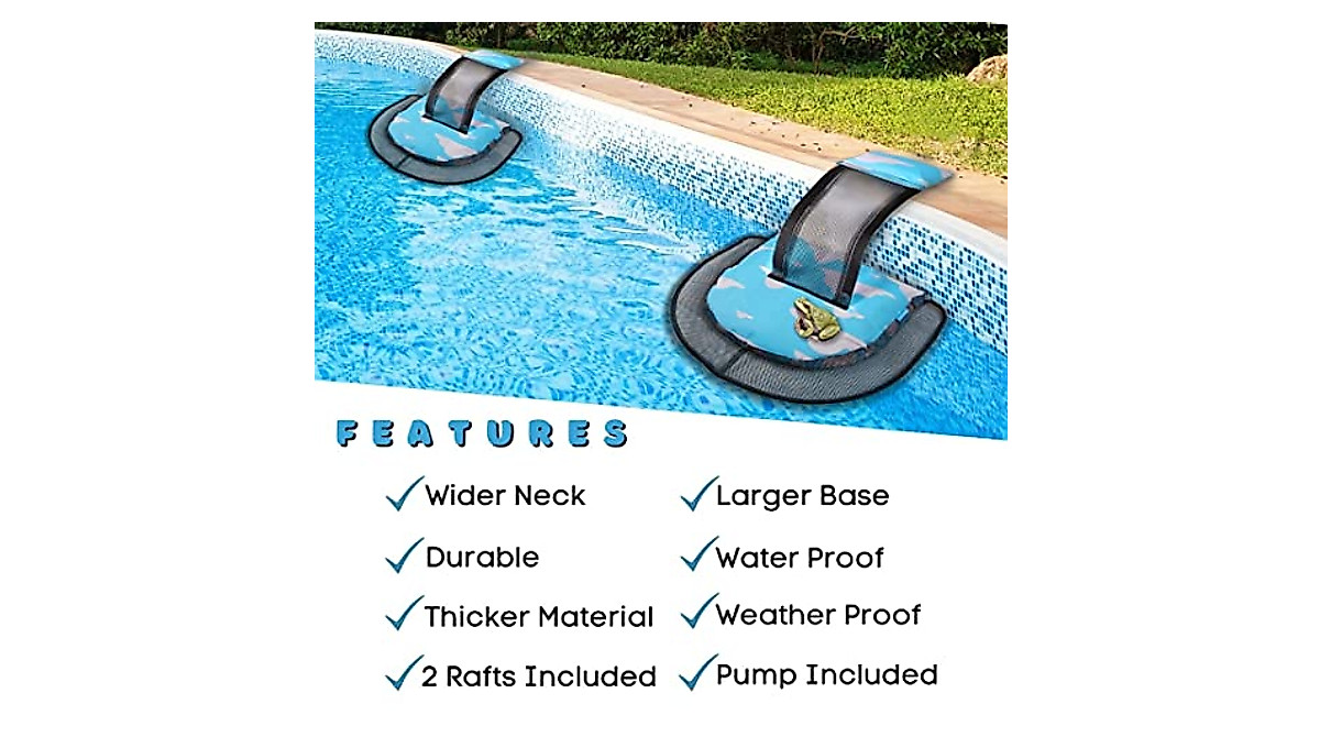 Rescue Raft: Animal Pool Escape Ramp & Critter Saver (2-Pack)