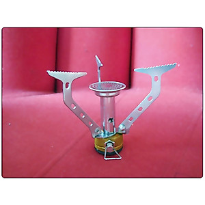 Outdoor Camping Small Gas Stove - Portable Lightweight Camping Stove Butane/Propane - Mini Camping Stove Burner Portable Only 4oz for Travel Hiking Backpacking Picnic etc