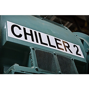 Brady High Adhesion Vinyl Label Tape (113109) - White Vinyl Film - Compatible with GlobalMark Industrial Label Printer - 100' Length, 4" Width