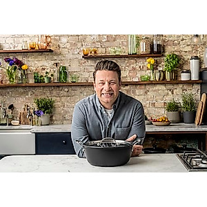 Tefal Jamie Oliver 30 cm Big Batch Pan, Non Stick Hard Anodised, H9125444