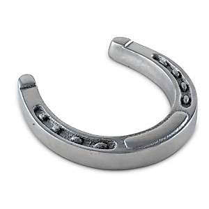 Arthur Court Horseshoe Equestrian Napkin Weigh for Paper Napkin, Documents on a Desk, Dinner and Picnic Tables - Outdoor or Office Use, Organization for Multiple Sizes - Durable Metal 3 inch Diameter