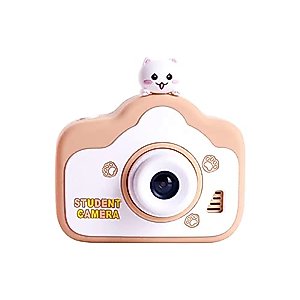 FITORON Children's HD Front and Rear Double Shot 2000w Mini 2.0 Inch Video Camera Game Music All-in-one Camera with 32GB Memory Card