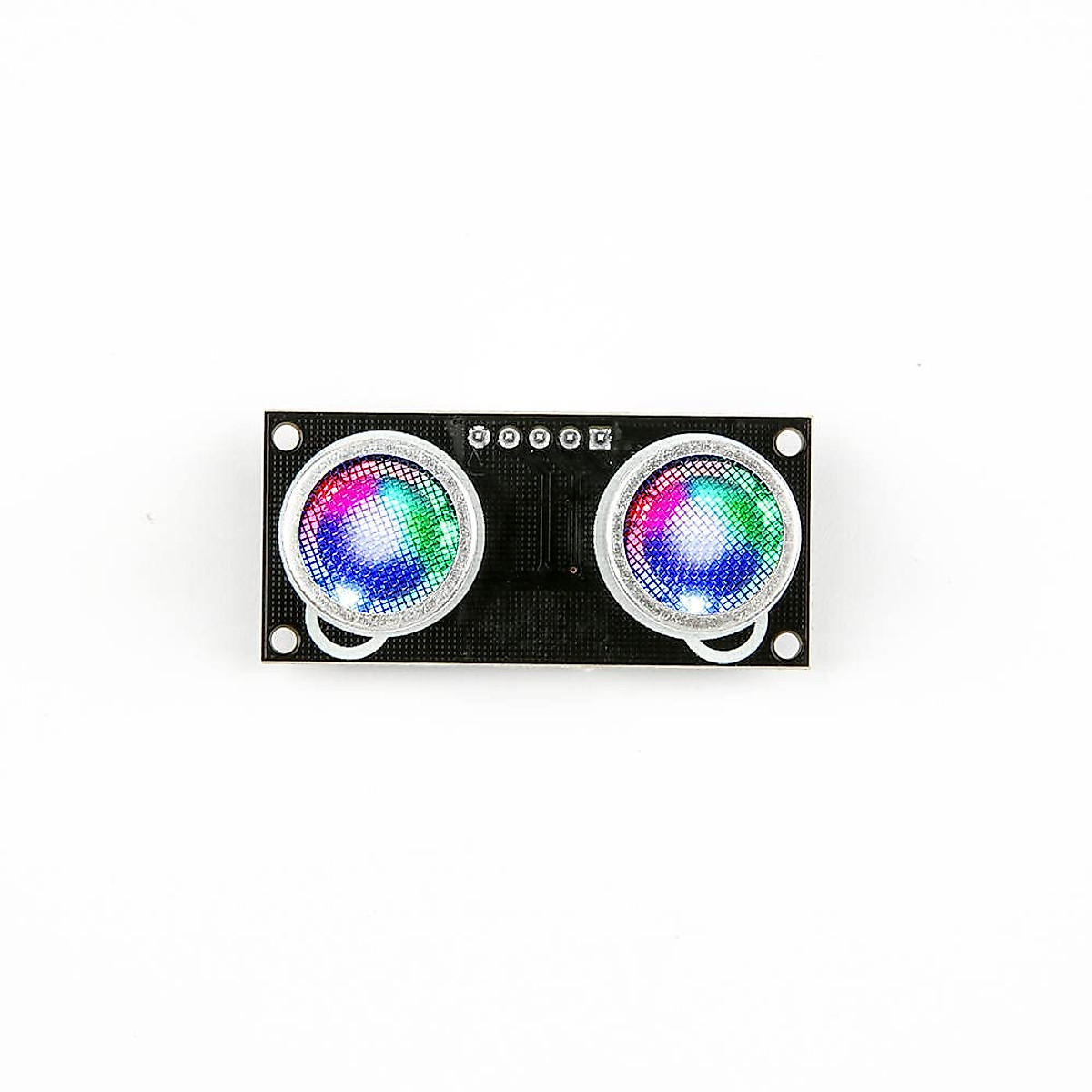 SHILLEHTEK HC-SR04 with RGB Light Distance Obstacle Avoidance, Compatible with Raspberry Pi (Raspberry Pi Pico and Other Models), Arduino Ultrasonic Sensor