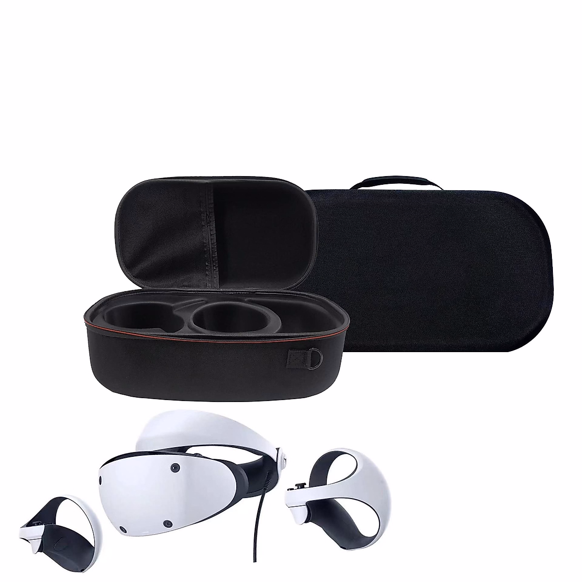 Carrying Case for PS5 VR2 Portable High-Capacity Storage Bag for PSVR2 Glasses Storage Protection Hard Case Protable Design for Travel and Home Storage