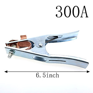 MEETOOT 300A Welding Ground Clamp Earth Ground Cable Clip for Welding Clamps Welder Tools