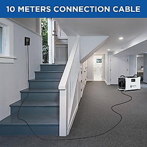 Moiswell Crawl Space Dehumidifier Remote Controller for Model M145 XP235 MP70, Digital Humidity, Temperature, Timer, Adapt The Humidity Level