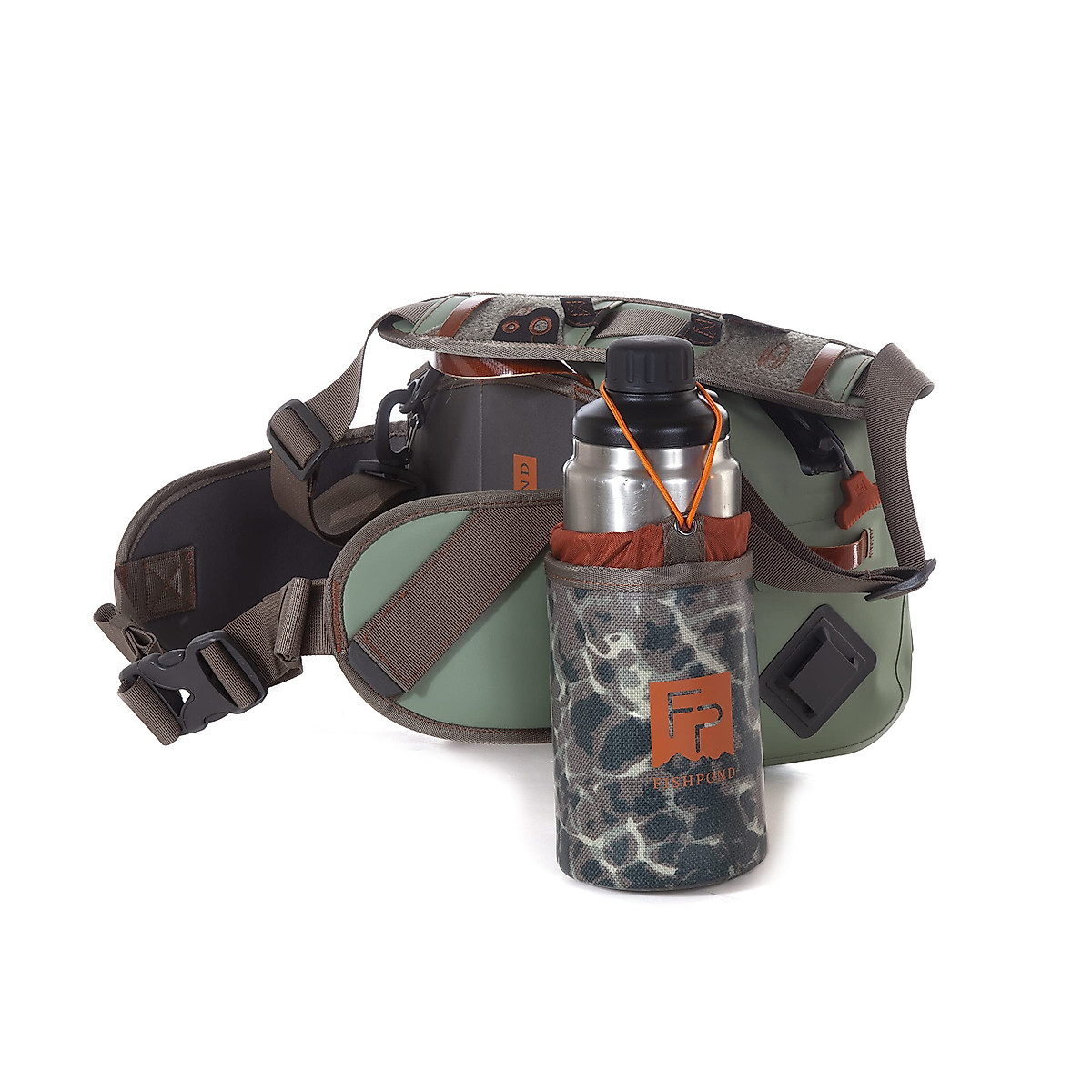 fishpond Thunderhead Submersible Lumbar Fishing Pack - Eco Yucca | Waterproof Fly Fishing Waist Pack